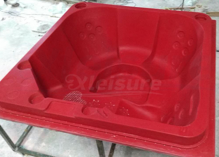 Hand Made Acrylic Hot Tub Mold 175mm Corner Radius With Barrier - Free ...
