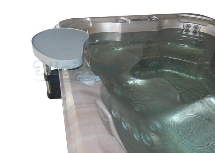 Attachable Versatile Spa Tray Table Grey Spa Caddy Tray For Drinks Snacks